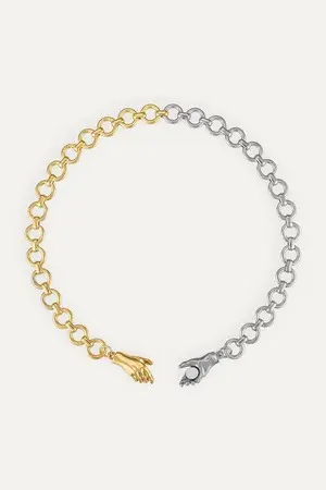 MLE Gentlewoman's Agreement Necklace With Clasp Pendant - Duet - 16"
